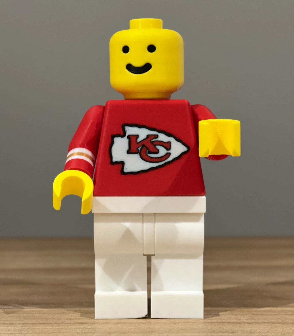 NFL Brick Man - Kansas City Chiefs (500%) 来自 Jandaa - MakerWorld