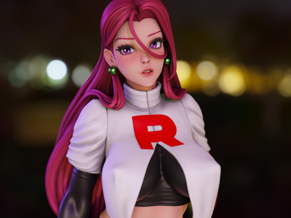 宝可梦 武藏 jessie 二次创作 - 来自 八哥 - MakerWorld