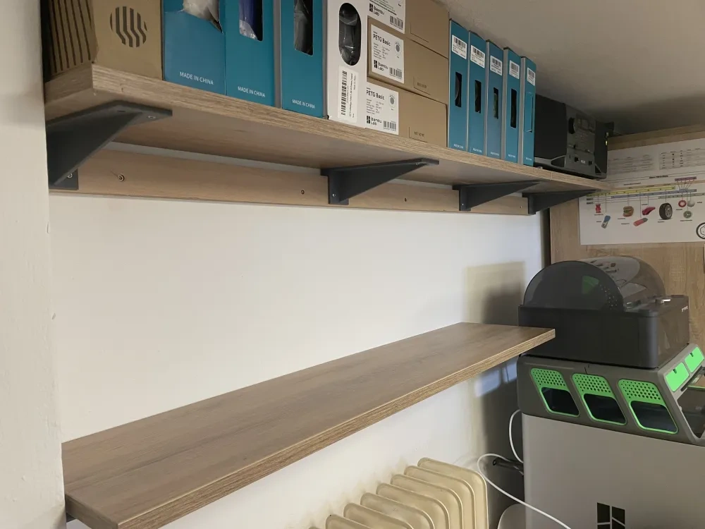 French-Cleat 置物架支架 参数化 生成器 来自 andreas.feigele MakerWorld：免费下载 3D 模型