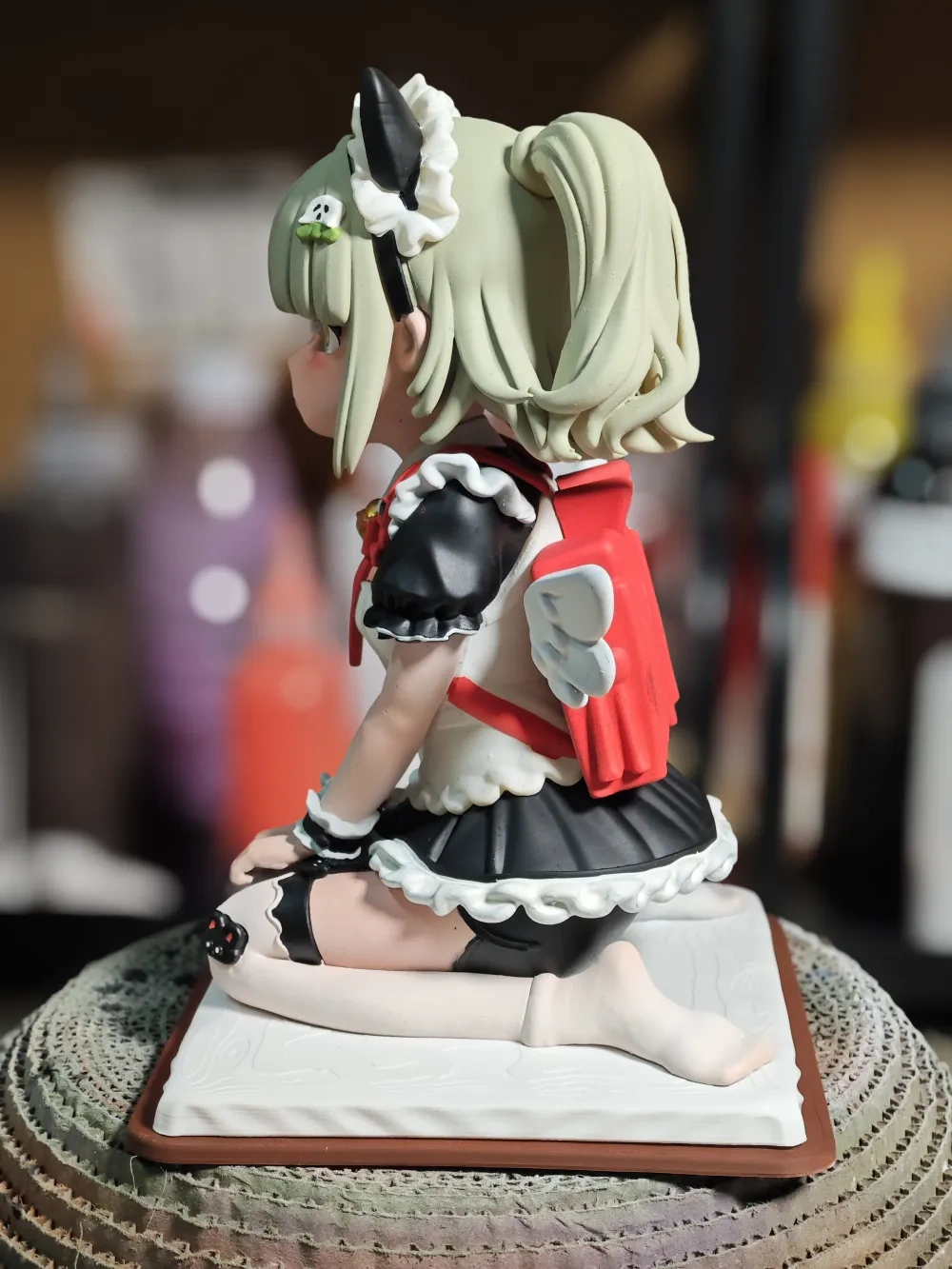 《绝区零》千夏 坐姿 可爱 女仆装 手办 高18cm 已分件 易上色 多色打印 AMS - 免费 3D 打印模型 - MakerWorld