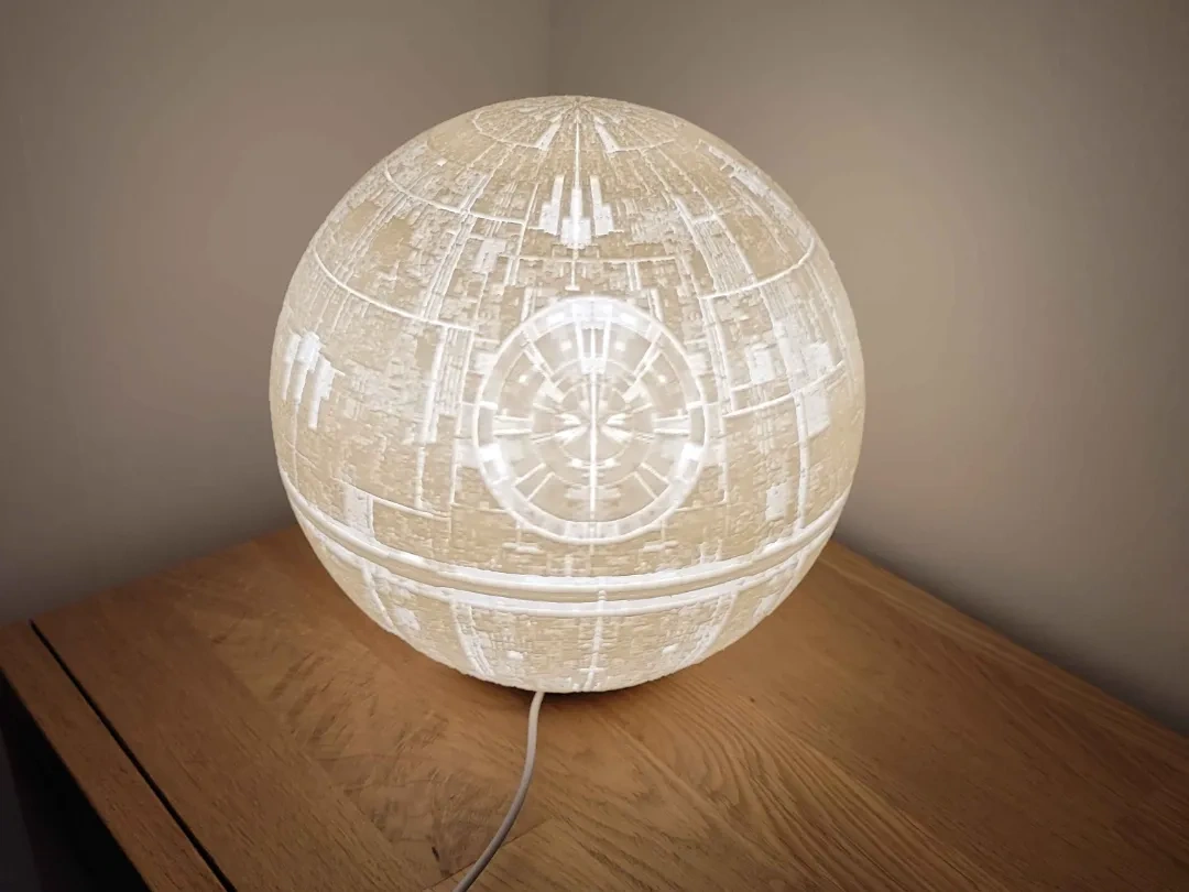 StarWars big deathstar lamp Led 001 Kit 来自 Olivier3dPrint - MakerWorld