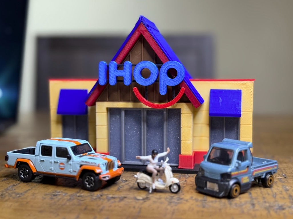 1:64 IHOP粉丝艺术比例模型 - 免费 3D 打印模型 - MakerWorld