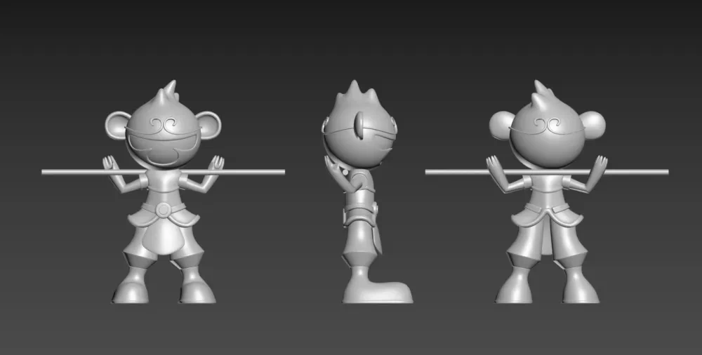 手办·黑白悟空·Wukong 来自 Sumee1798 - MakerWorld