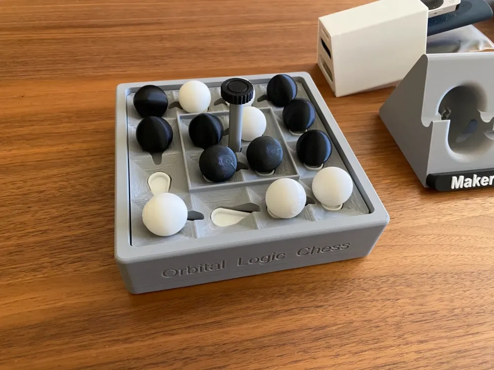 轨道逻辑棋Orbital Logic Chess 来自 HaHa MakerWorld：免费下载 3D 模型