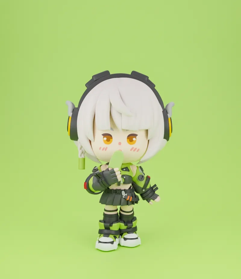 绝区零Q版安比（Anby）（Zenless Zone Zero） 来自 Cloudy Sweety MakerWorld：免费下载 3D 模型