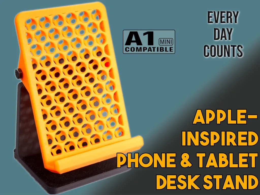 Apple-inspired phone & tablet desk stand 来自 Every Day Counts - MakerWorld
