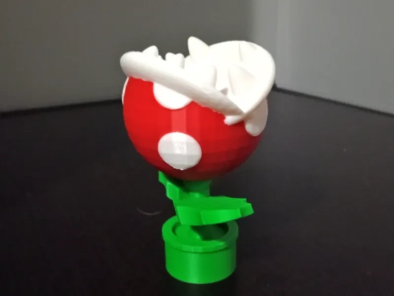 摇头晃脑的食人花 (no AMS) Bobblehead Piranha Plant 来自 wCHRGw MakerWorld：免费下载 3D 模型