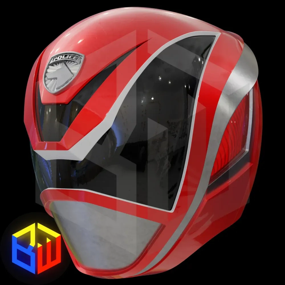 SPD红色战队头盔 来自 Budwin - MakerWorld