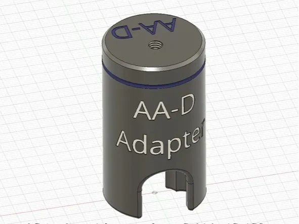 AA-D Battery Adapter（5号电池转1号电池转换器） 来自 Ada Wong - MakerWorld