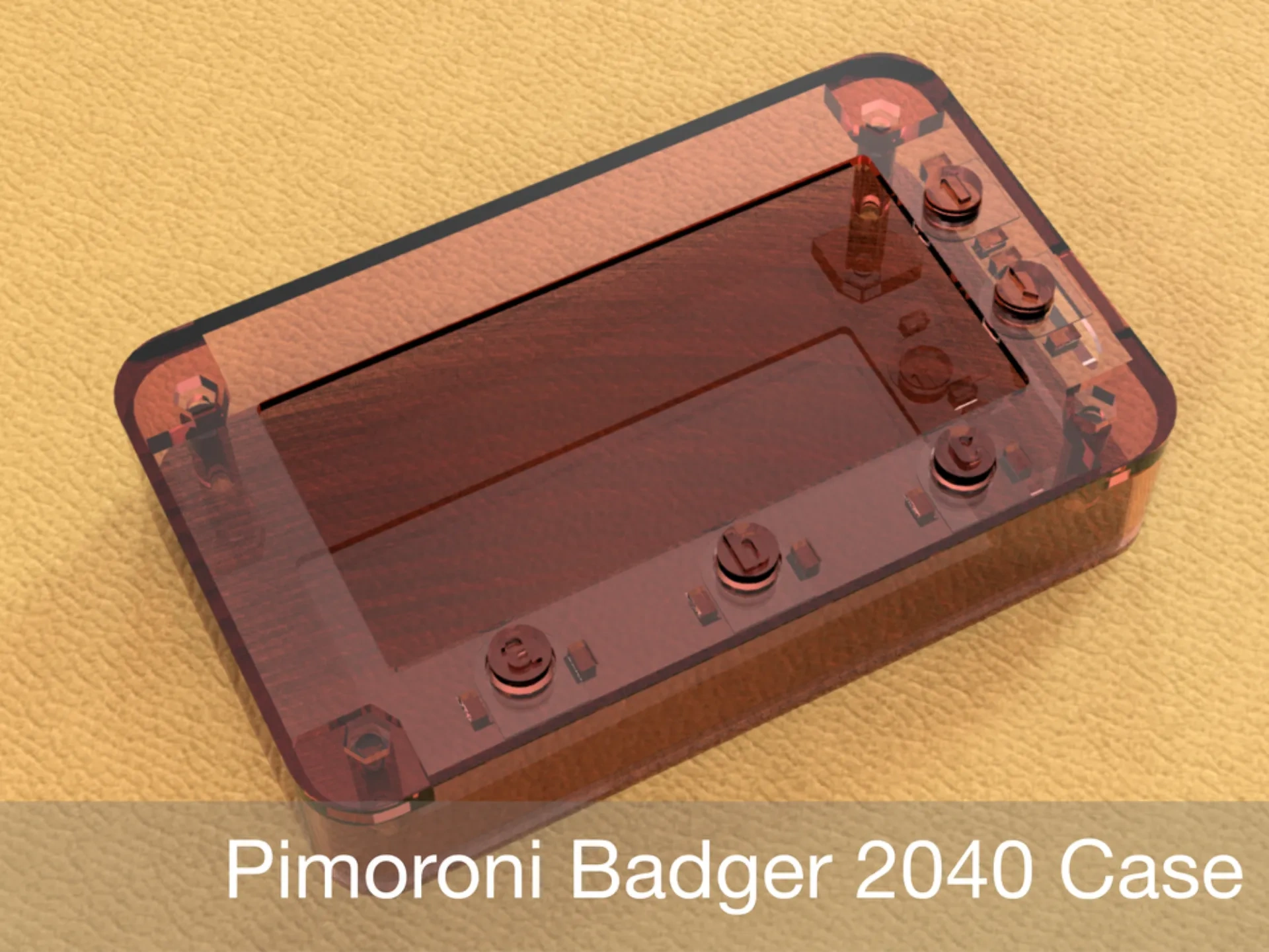 Pimoroni Badger 2040带有点击按钮的外壳 来自 lorenzomakesthings - MakerWorld