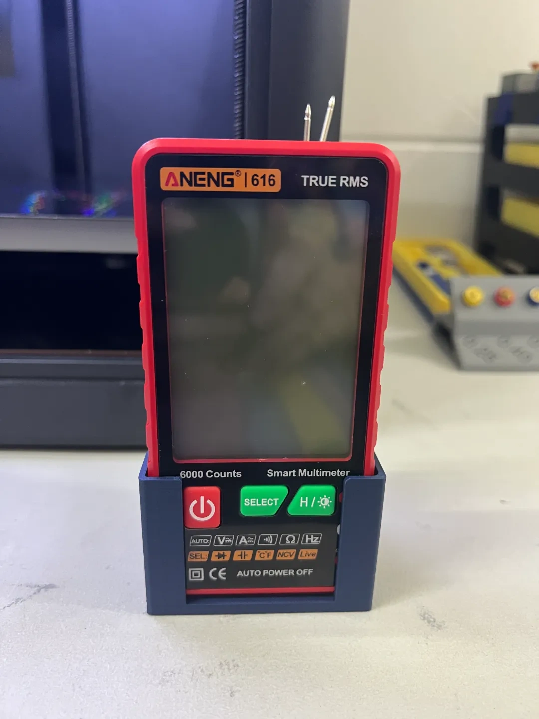 Desk stand for Aneng 616 Volt Ohm Meter 来自 SiamPumpkinMakerWorld：免费下载 3D 模型