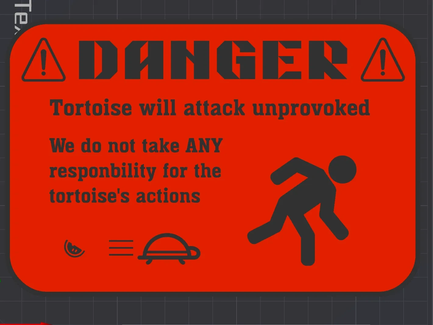 -可定制- 乌龟警示标志。无AMS 来自 James - MakerWorld