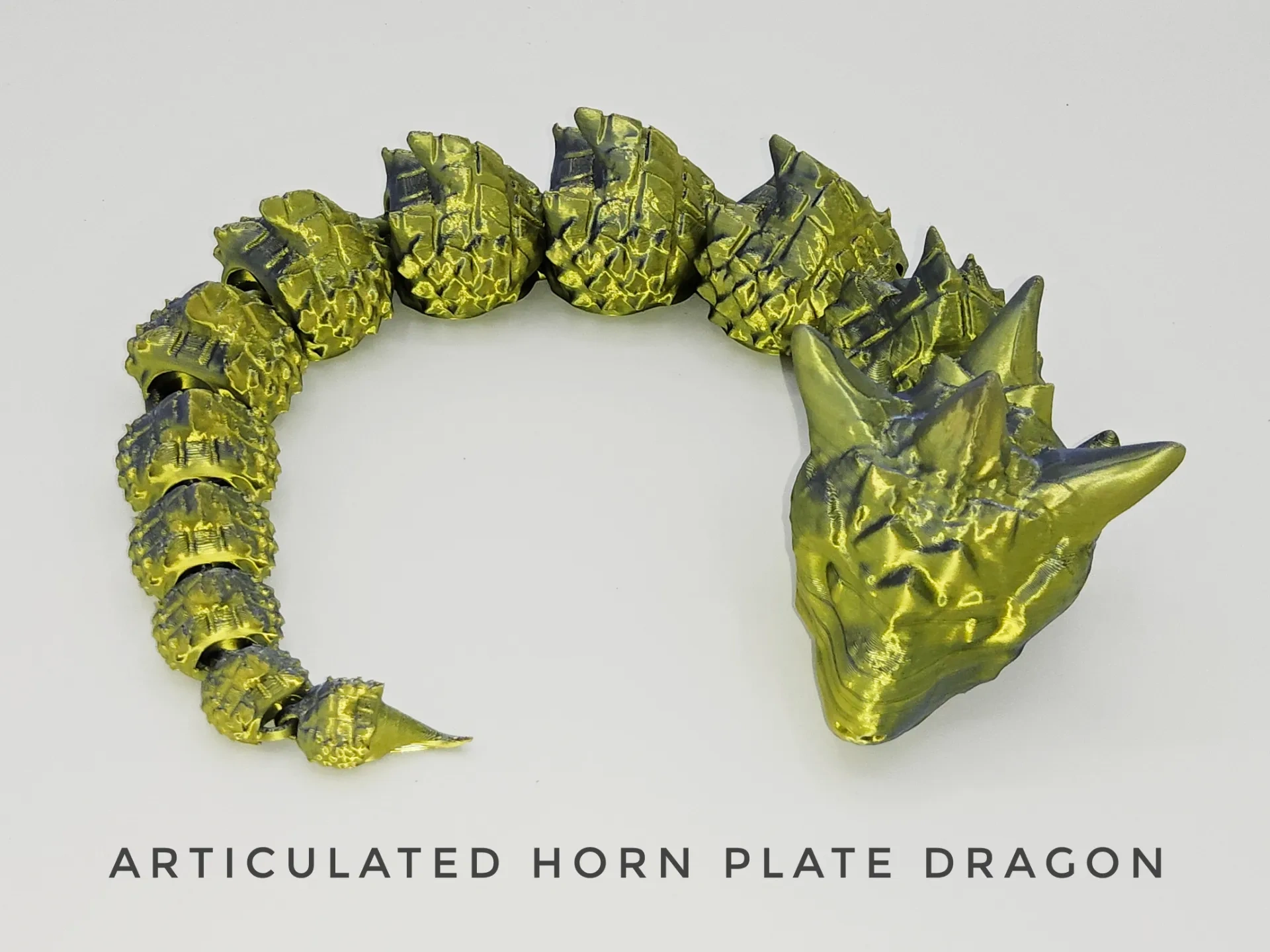 Articulated Horn Plate Dragon 来自 Firle - MakerWorld
