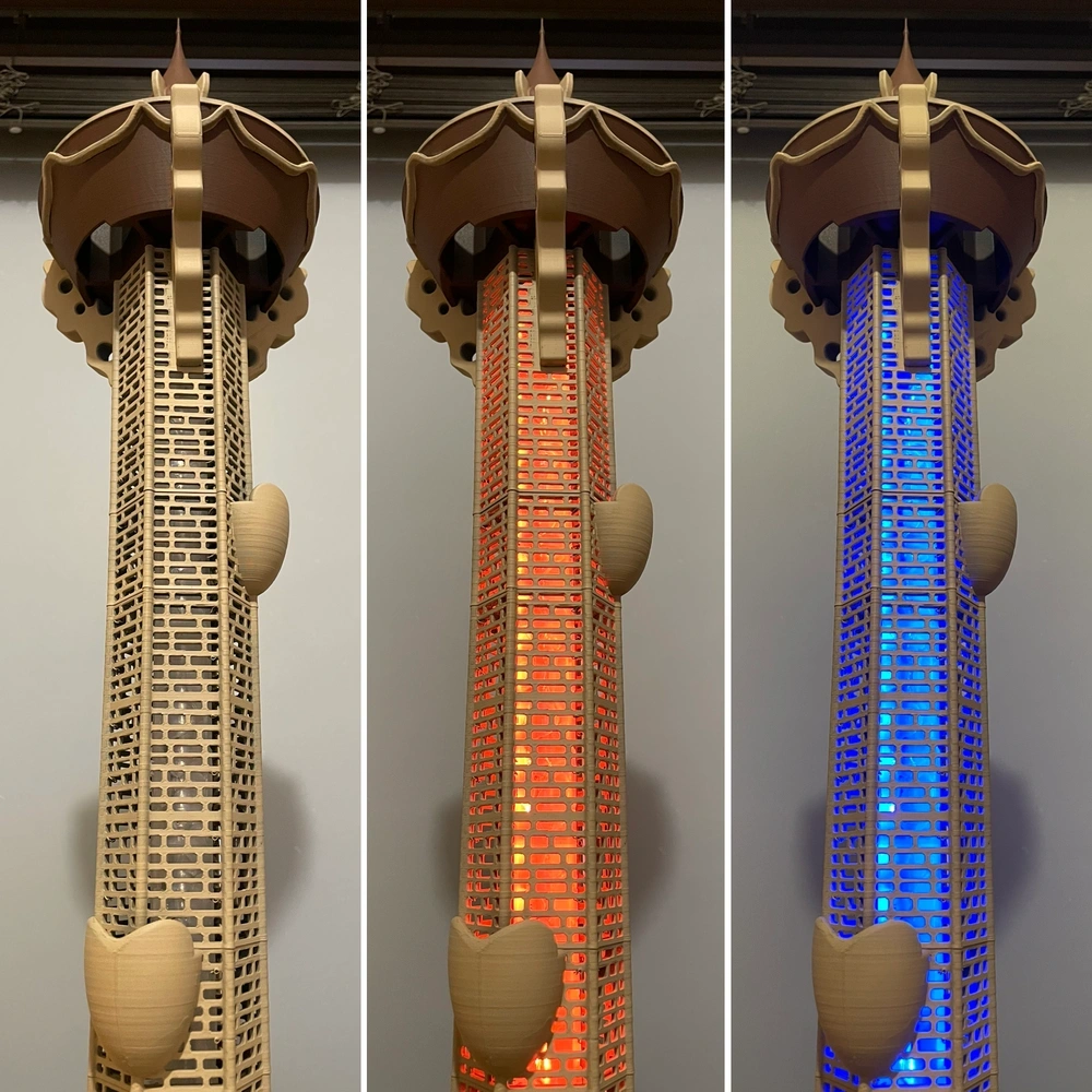 Modular Sheikah Tower from Zelda BotW 来自 jaayjeee MakerWorld：免费下载 3D 模型