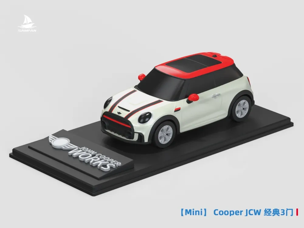【Mini】 Cooper JCW 经典3门款 来自 SAMPAN棱界复刻 MakerWorld：免费下载 3D 模型