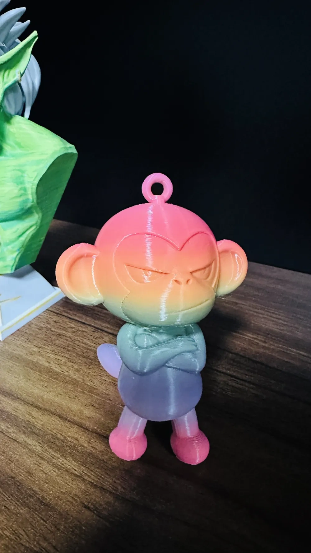 【十二生肖・拽酷猴】抱臂斜睨的圆滚崽？是生肖界的冷萌拽哥担当！ - 免费 3D 打印模型 - MakerWorld