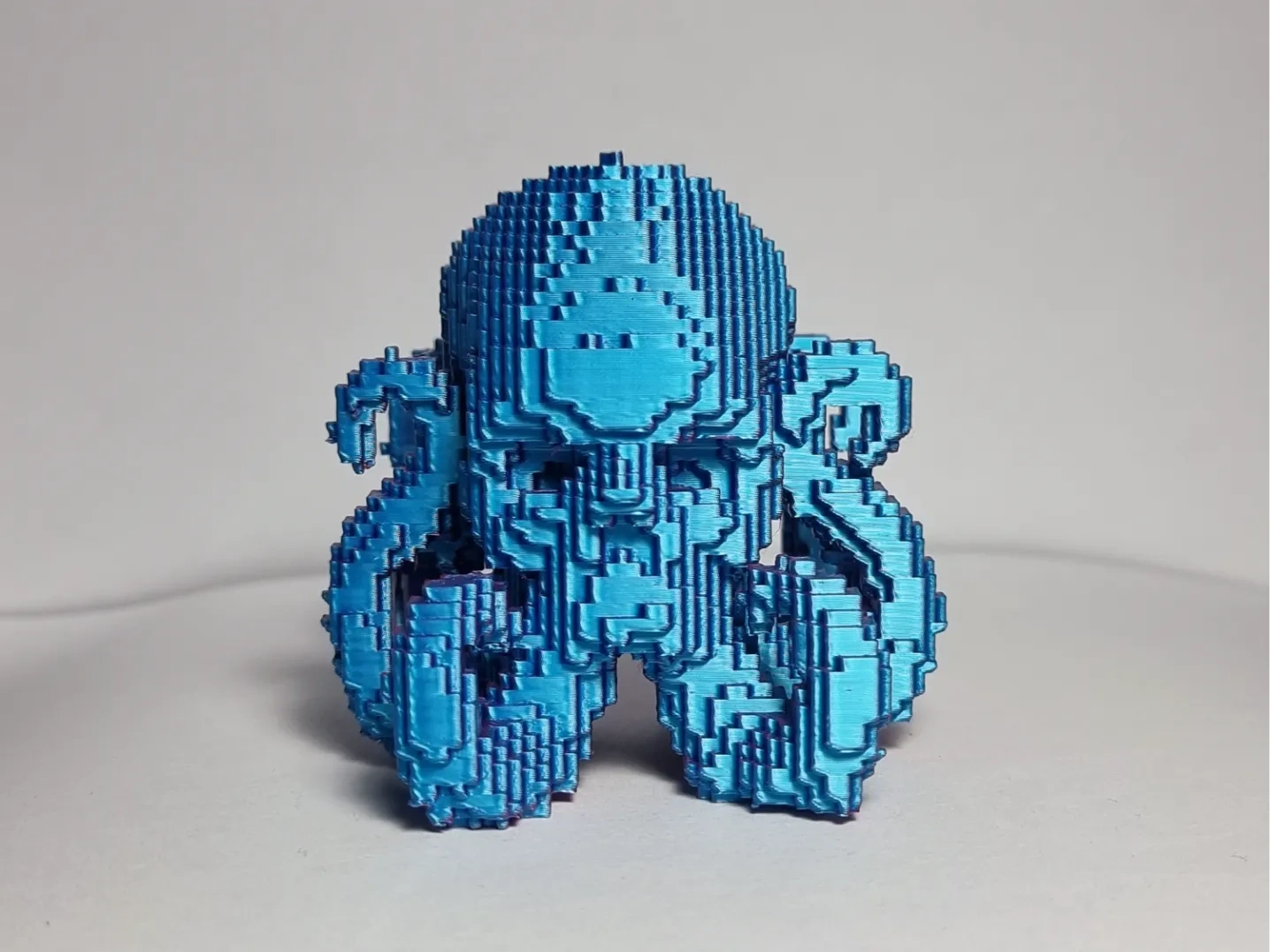 8位像素章鱼头骨 来自 OverhangOverlord - MakerWorld