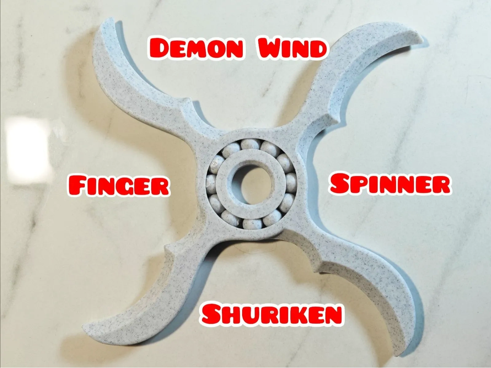 Fidget Spinning Finger Throwing Star 来自 ProtoDad - MakerWorld