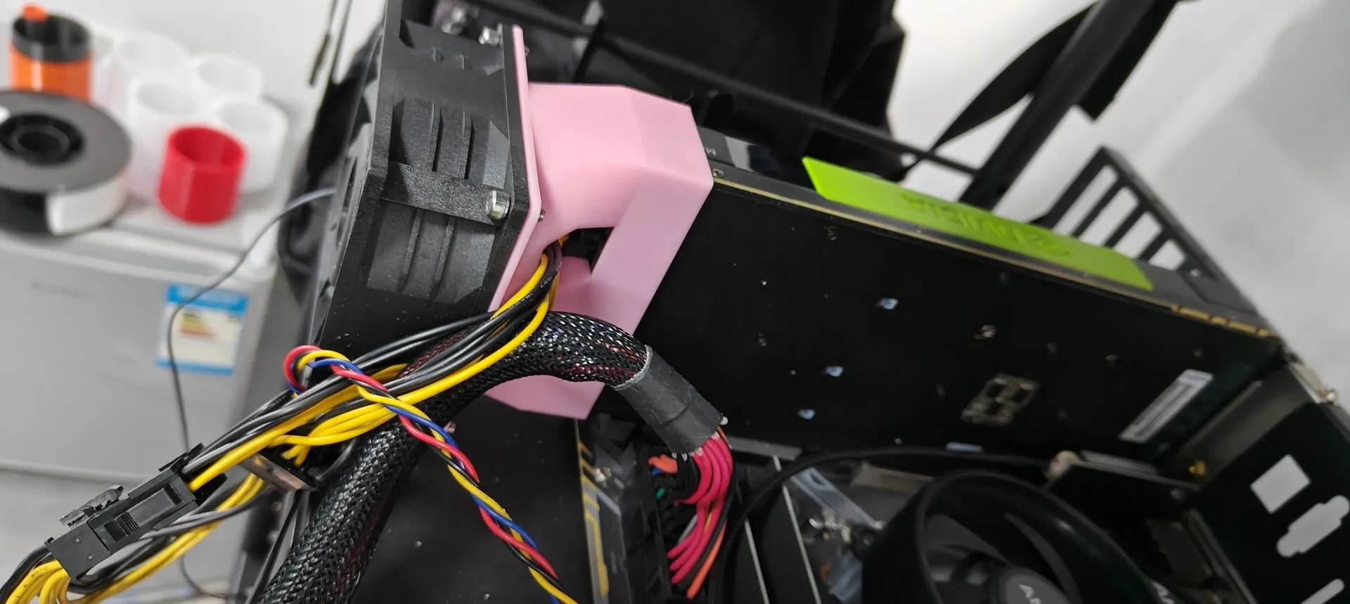 Tesla Fan 120mm Adapter for M40/P40/K80/P100 Series Graphics Cards ...