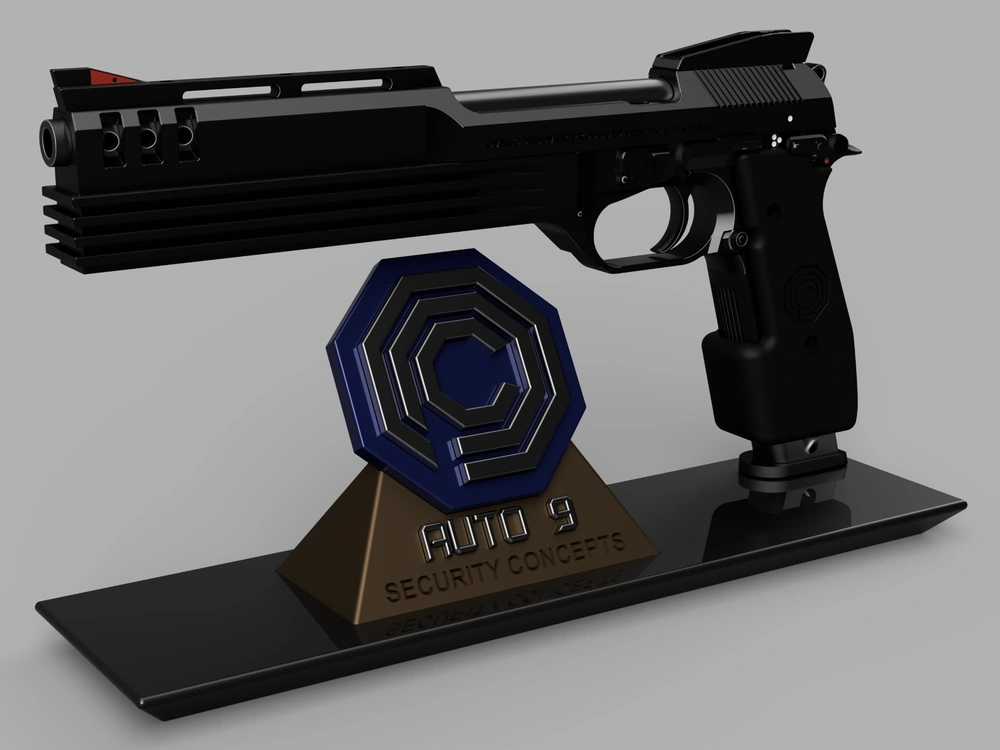 Display Stand for Auto 9 Pistol 来自 Neebick - MakerWorld