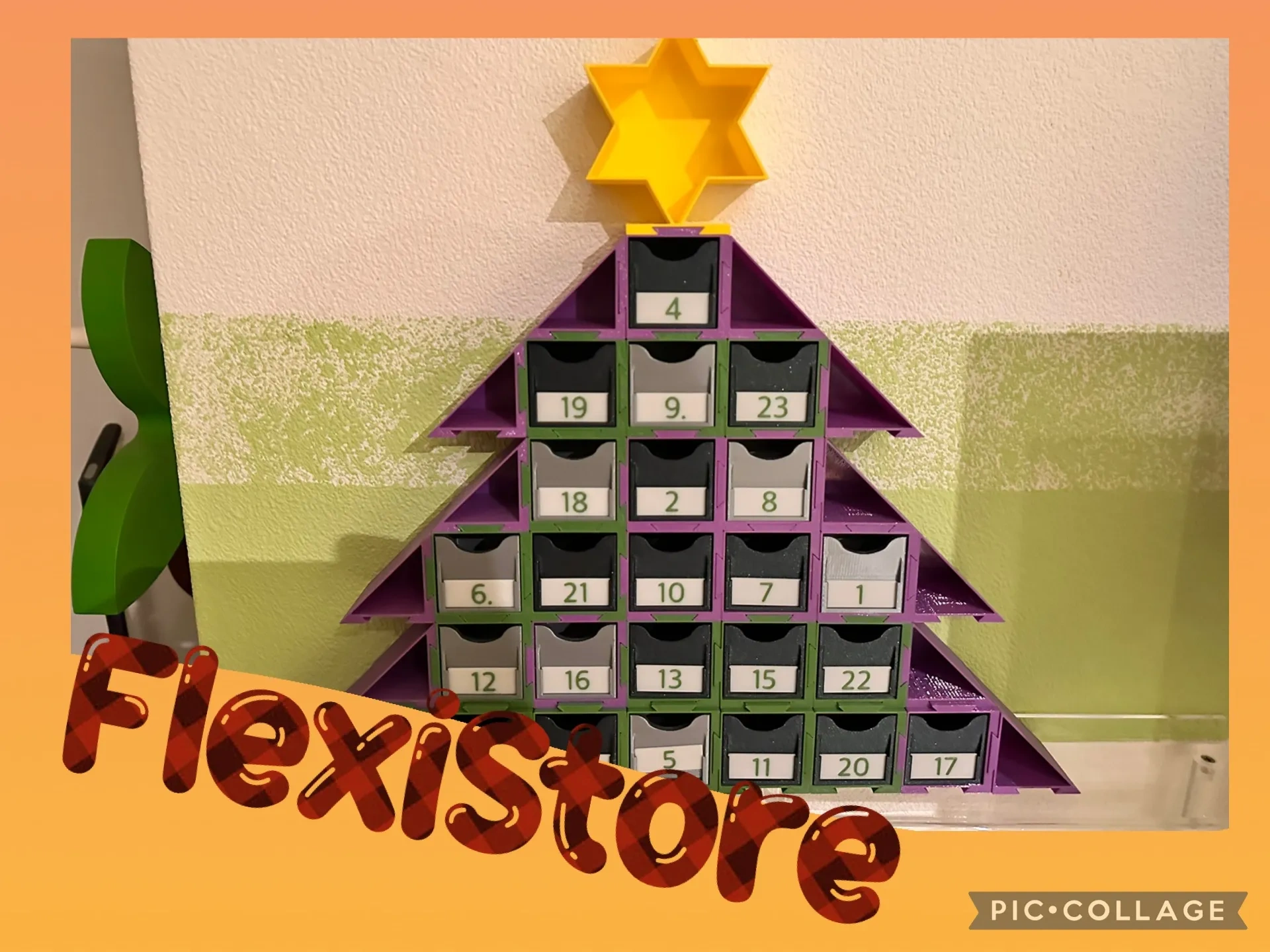 "FlexiStore" Advent calendar - skadis mount 来自 JAV-3D - MakerWorld