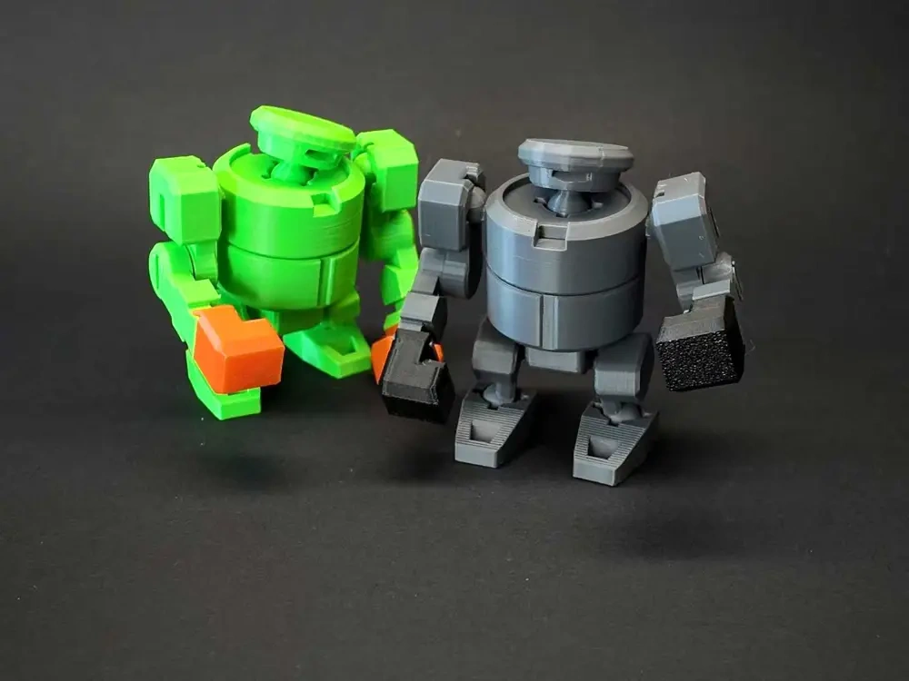 「铁壁」近卫拳击机器人 | 代号Blocky | 玄兔工业出品 - 免费 3D 打印模型 - MakerWorld