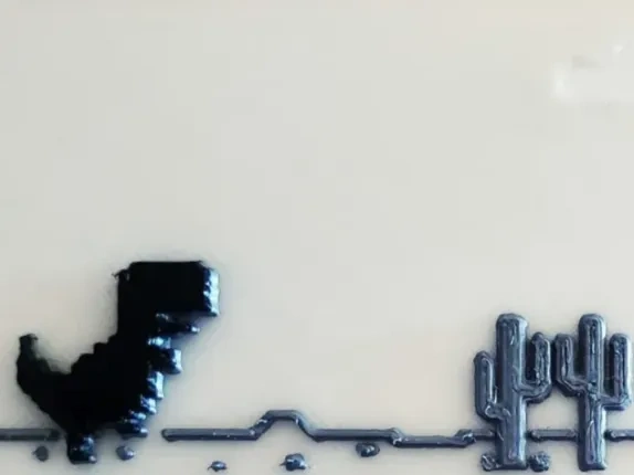 No Internet Dinosaur 来自 Diamondback 3D Printer MakerWorld：免费下载 3D 模型