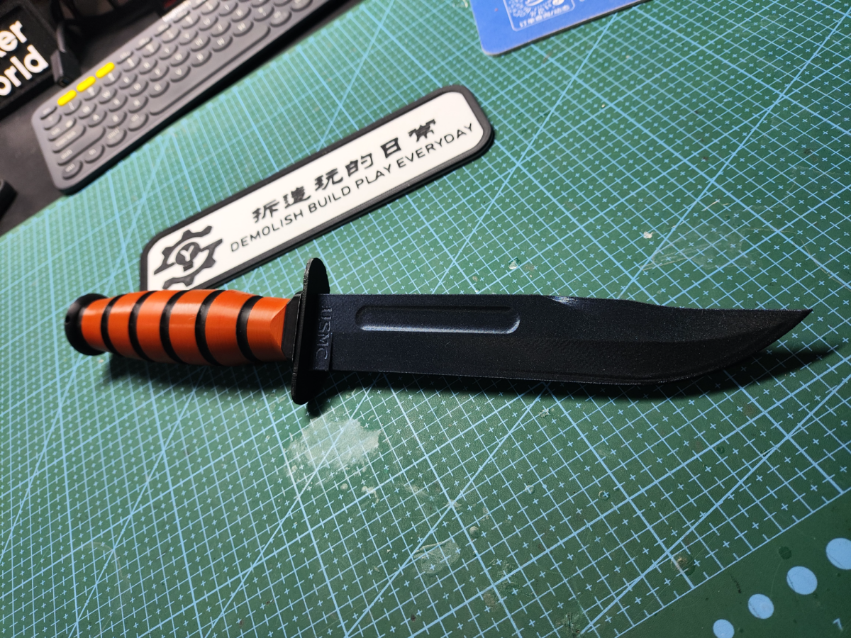 KA-BAR军用匕首 - 免费 3D 打印模型 - MakerWorld