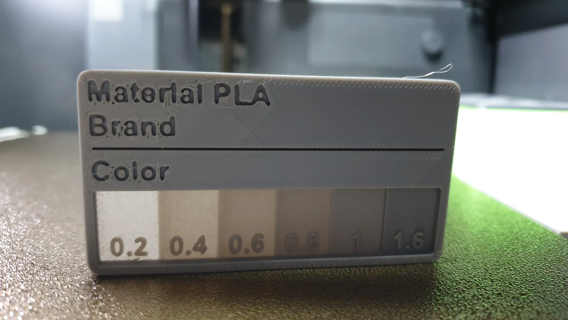 Filament Swatch PLA - ABS - ASA - PETG - +盒子 二次创作 - 来自 The_Trap ...