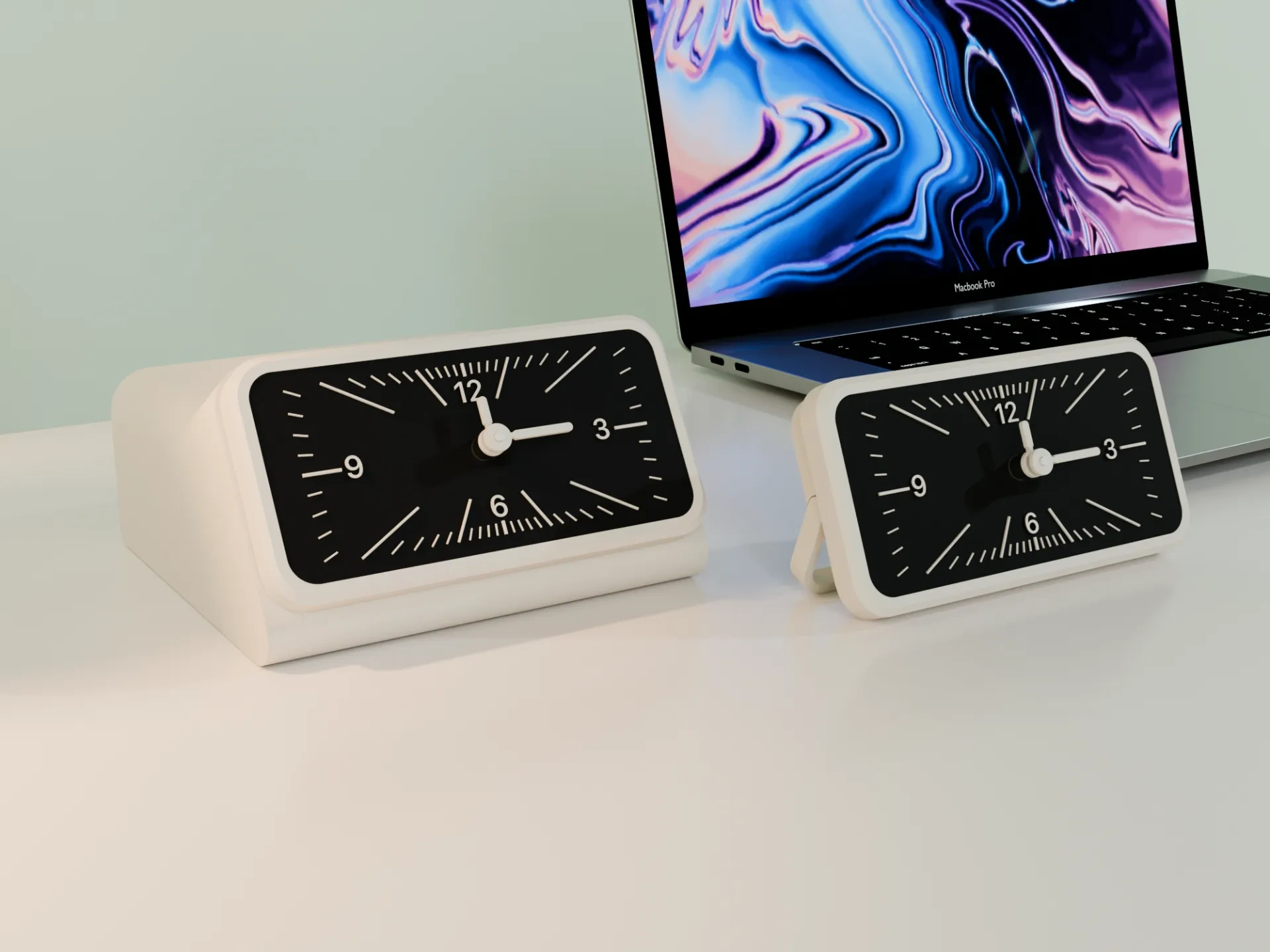 iPhone 桌面时钟 - 可独立使用或用于 dn40 扩展坞 来自 RS.3DP MakerWorld：免费下载 3D 模型