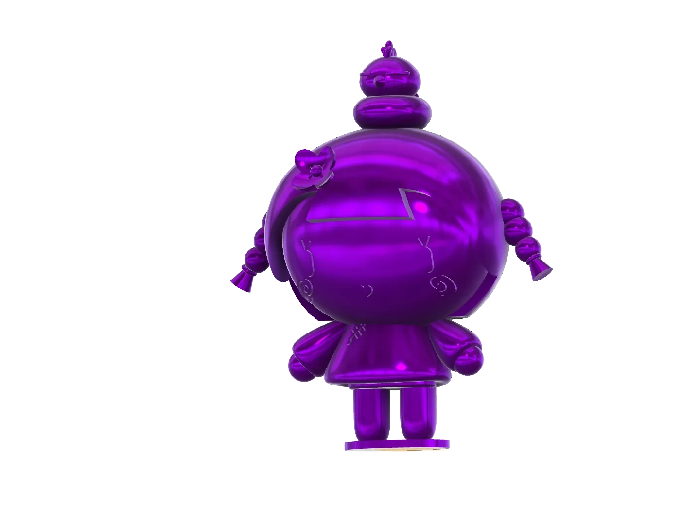 来自《Pucca》动画的Ching和Won 来自 Jangyy - MakerWorld