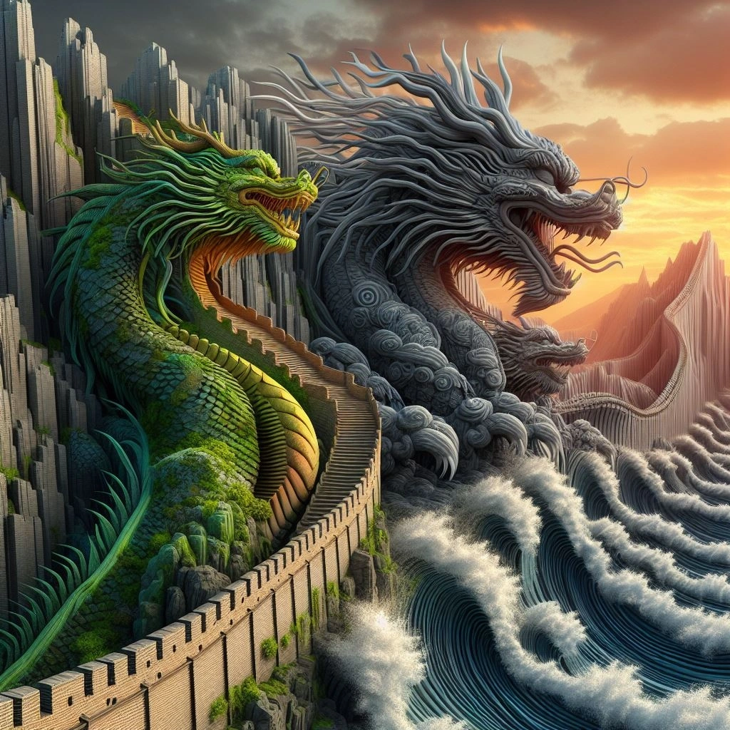 长城龙脉 - Great Wall Dragon Vein 来自 MagnetDanny - MakerWorld