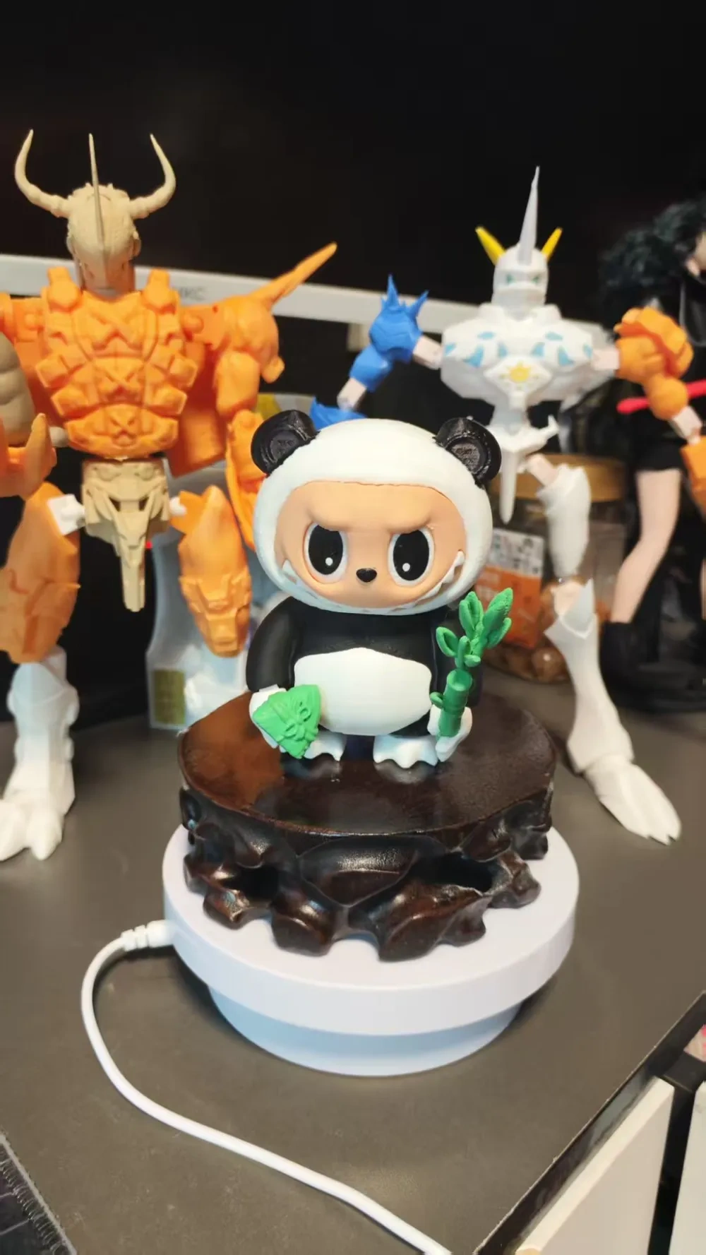 端午安康-熊猫服拉布布 来自 pandabear MakerWorld：免费下载 3D 模型