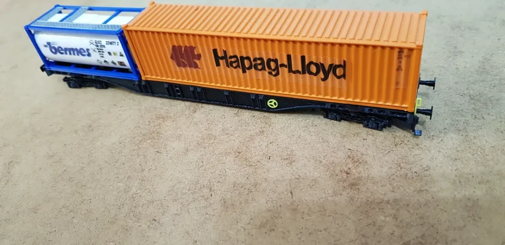 H0 Sgns 60ft 集装箱平板车 来自 JWE1706 MakerWorld：免费下载 3D 模型