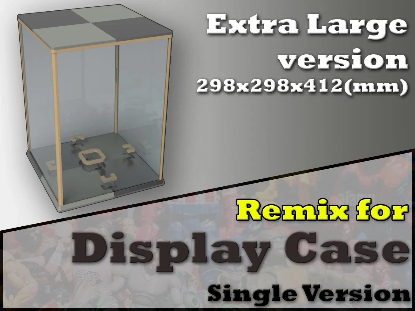 大号展示柜 二次创作 - 来自 warlogh - MakerWorld