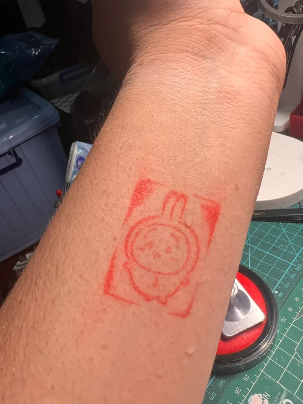 Chiikawa 乌萨奇&小八印章（睡衣派对）“噗噜~~” “总有办法的！” 来自 SnakeKwok MakerWorld：免费下载 3D 模型