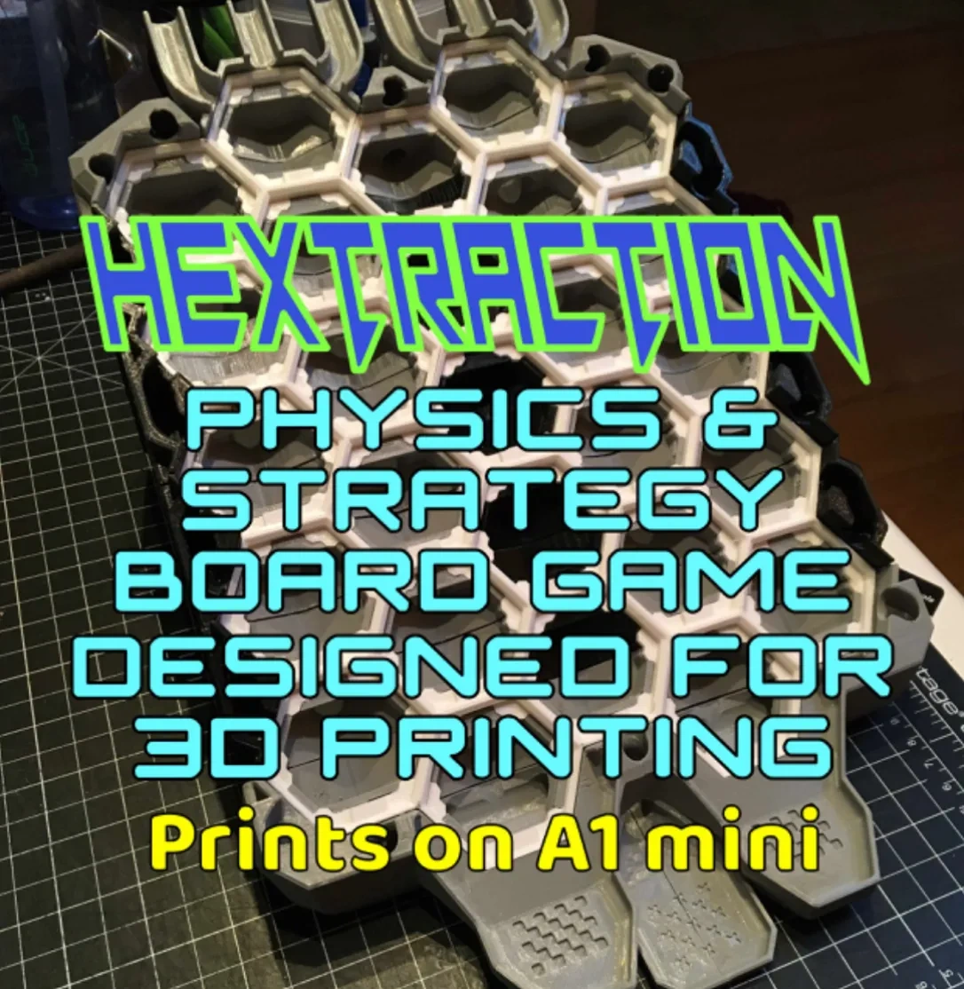 Hextraction超级桌游：适用于A1 mini及以上机型 二次创作 - 来自 DomPerignon - MakerWorld