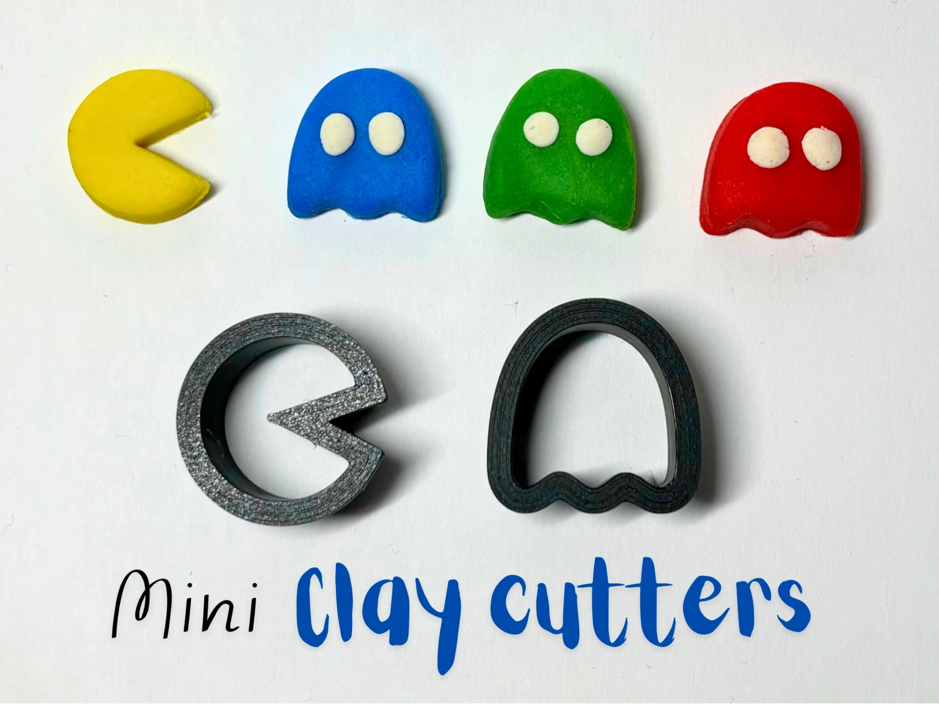 Pac-man mini clay cutter 来自 Petra Ollender - MakerWorld