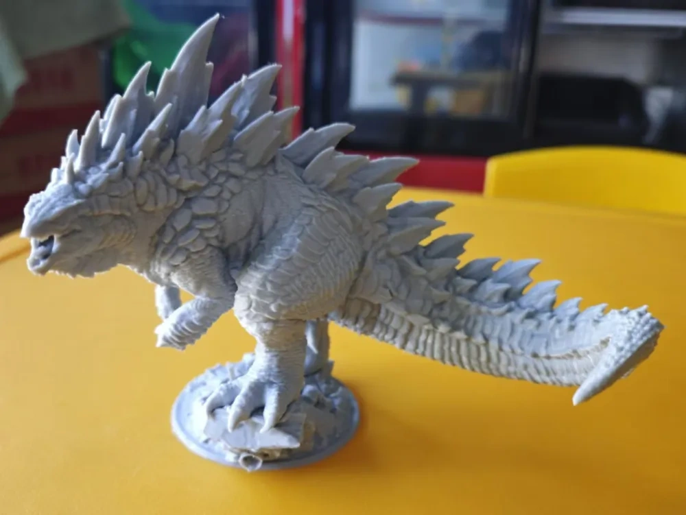 哥斯拉/底座一体版Godzilla&Base 二次创作 - 来自 魔仿师 MakerWorld：免费下载 3D 模型