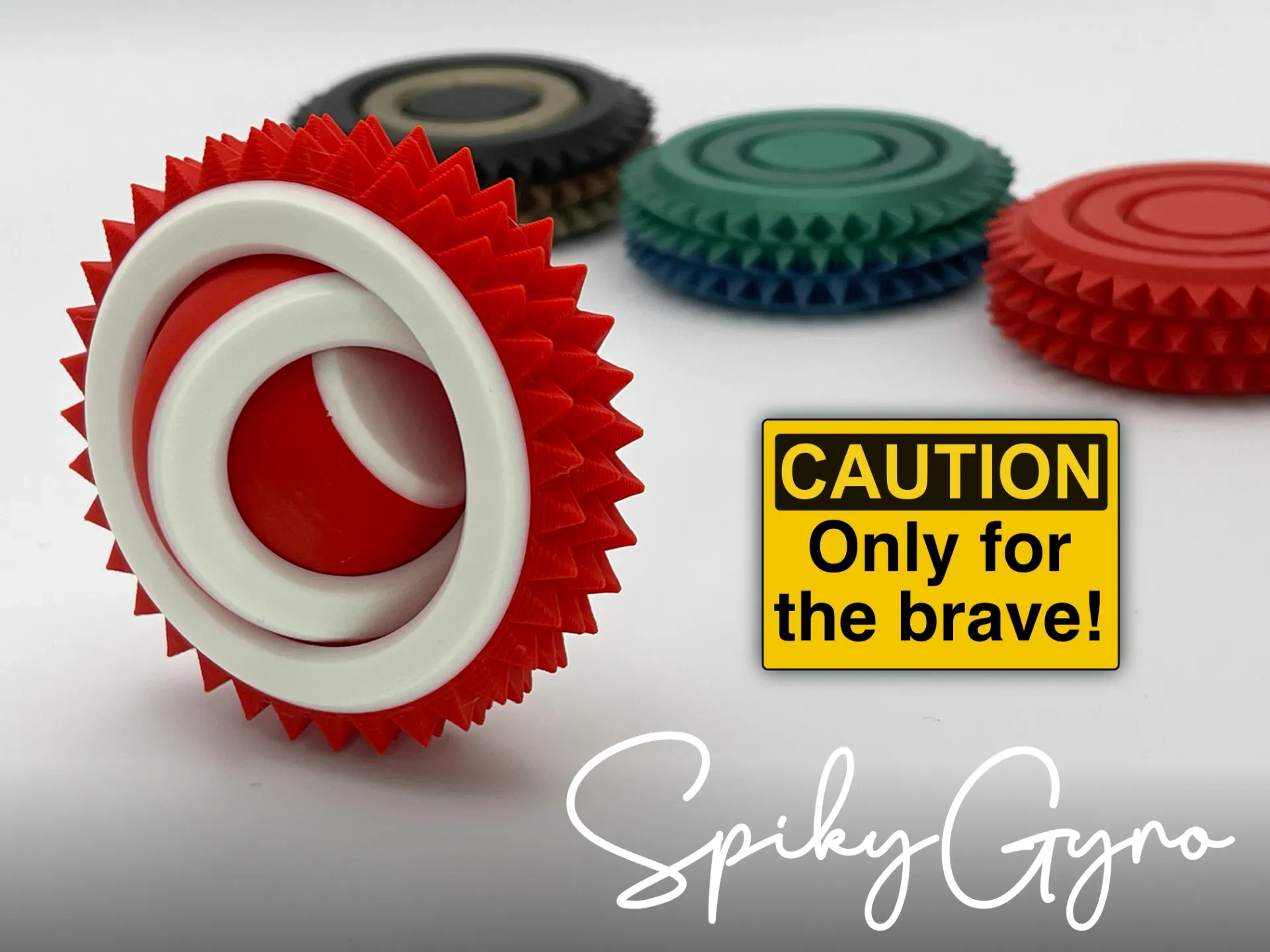 Spiky Gyro Fidget Spinner 来自 MalcTheOracle - MakerWorld