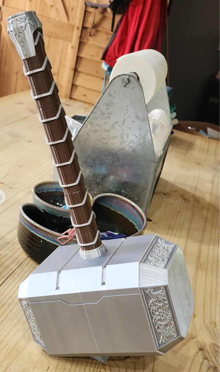 雷神之锤妙尔尼尔 分件打印 二次创作 - 来自 TCS ThreeD - MakerWorld