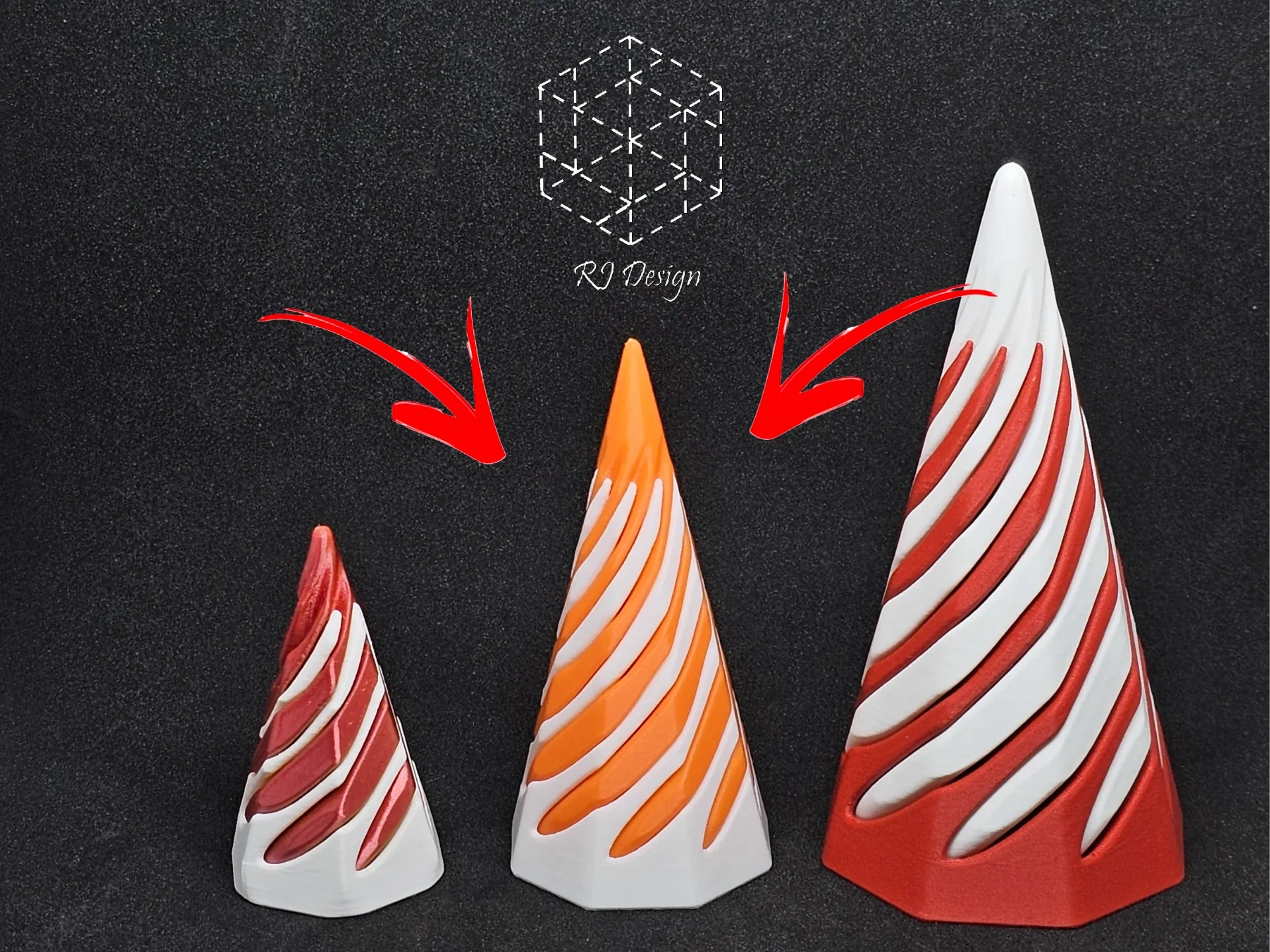 V3 Series - Vortex Thread Octagonal 来自 RJ DesignMakerWorld：免费下载 3D 模型