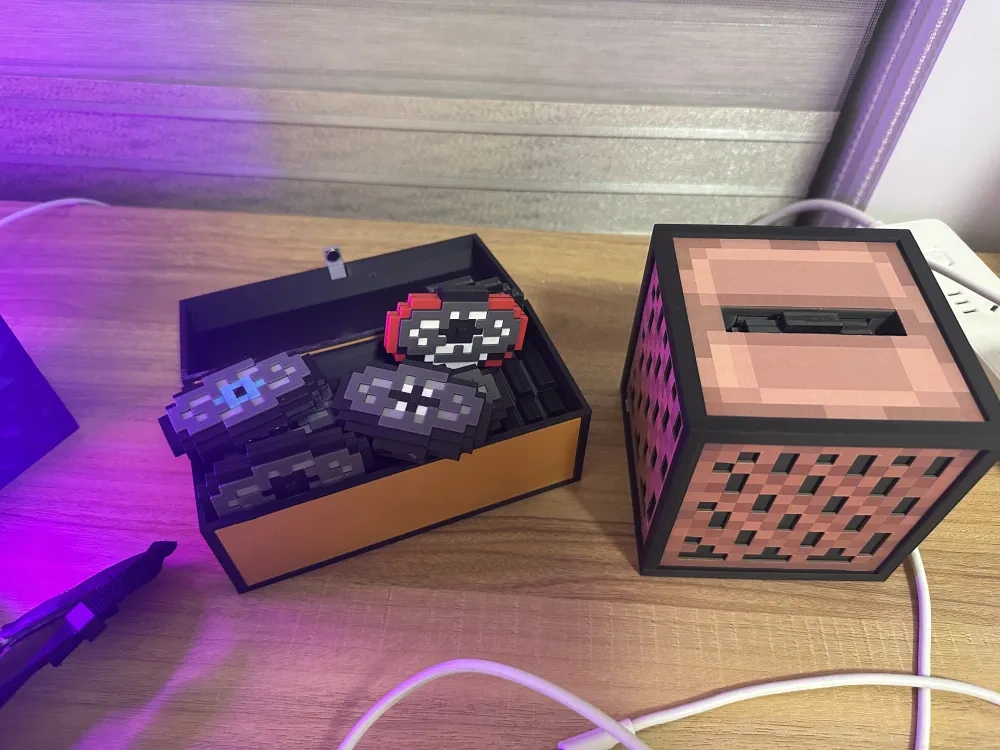 我的世界minecraft MC唱片机 +cd 来自 gyzkivecho MakerWorld：免费下载 3D 模型