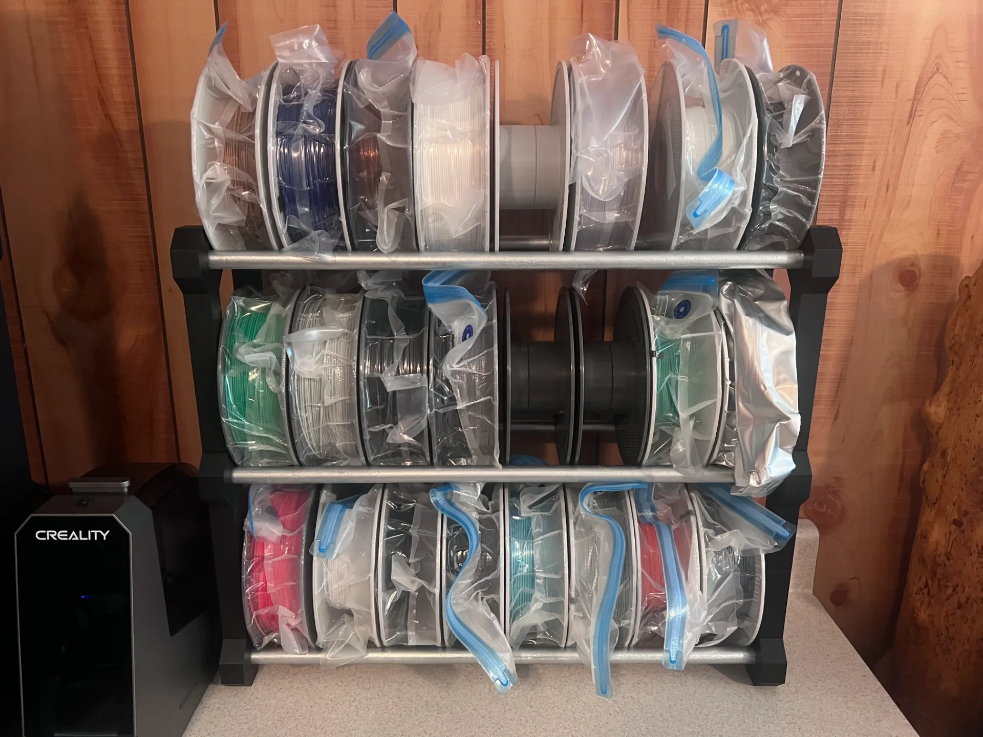 Filament Spool Rack Remix 二次创作 - 来自 Miter - MakerWorld