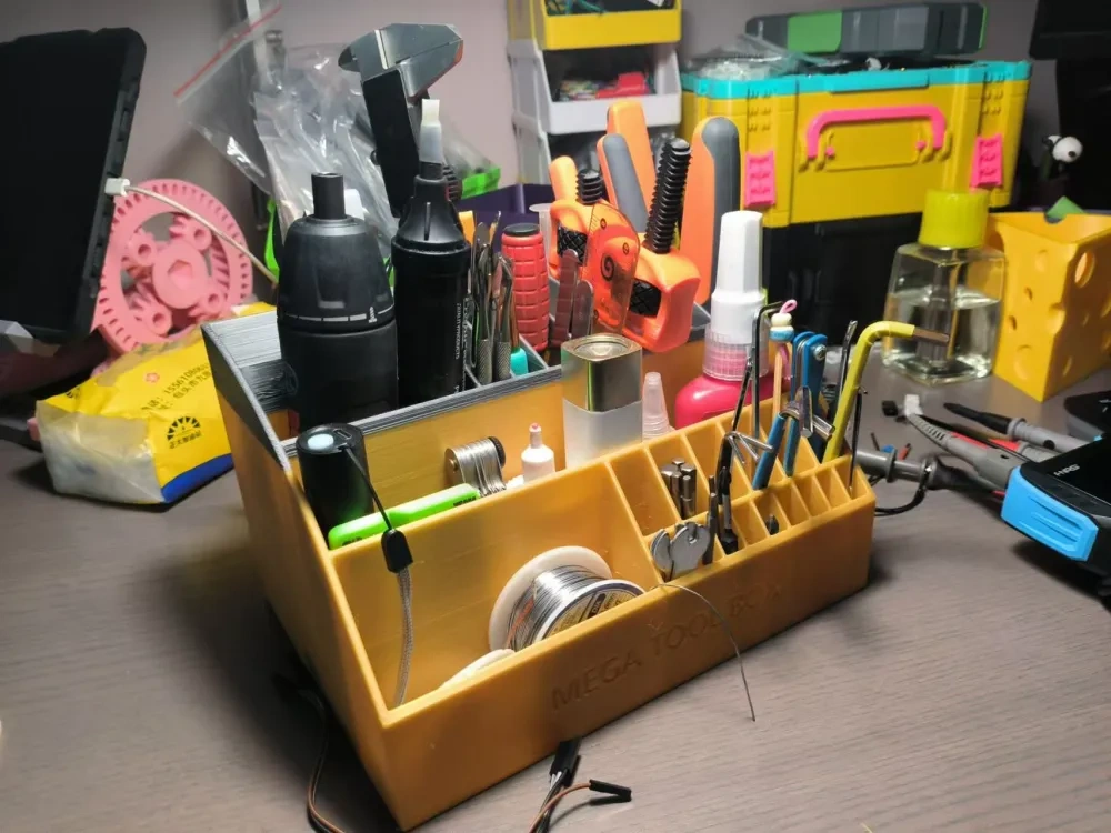 MEGA_TOOL_BOX DIY工具收纳盒 二次创作 - 来自 橙猫猫是无辜的 - MakerWorld
