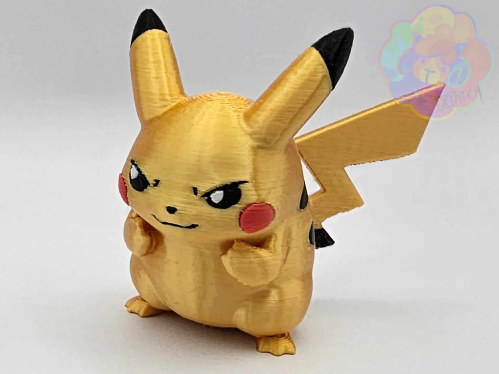 复古皮卡丘 - 宝可梦黄版艺术作品 来自 IXPatch - MakerWorld