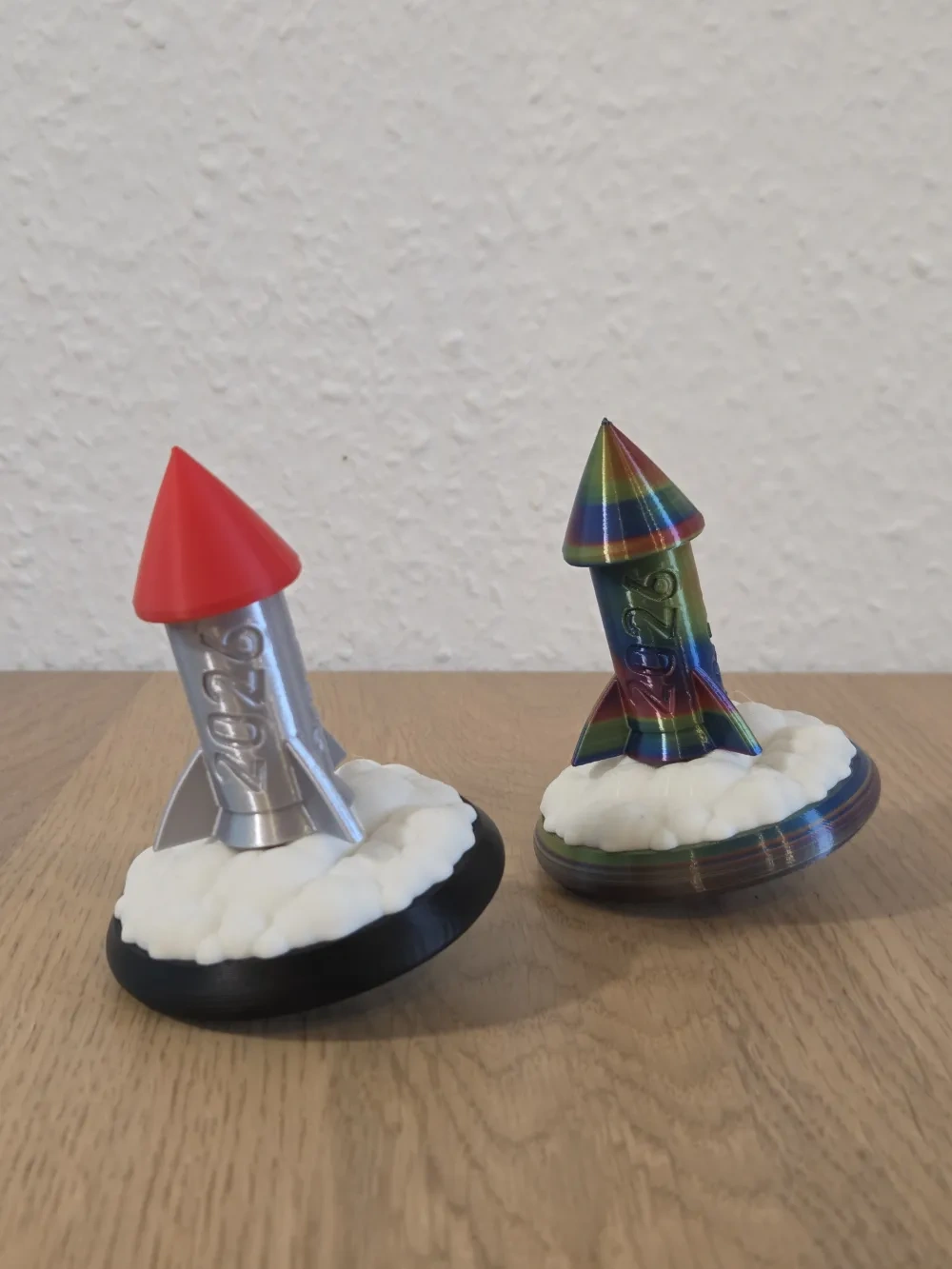 旋转火箭 – 2026版 陀螺 - 免费 3D 打印模型 - MakerWorld