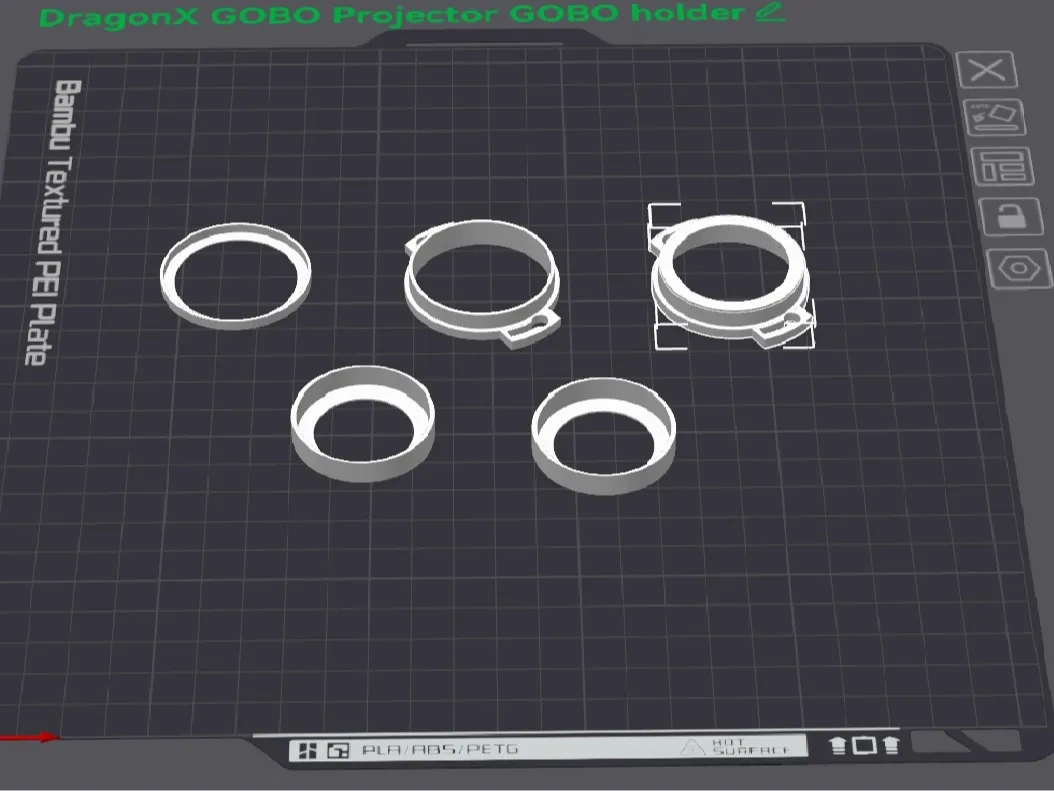 DragonX GOBO投影仪替换GOBO卡座 来自 Marauder 1 - MakerWorld