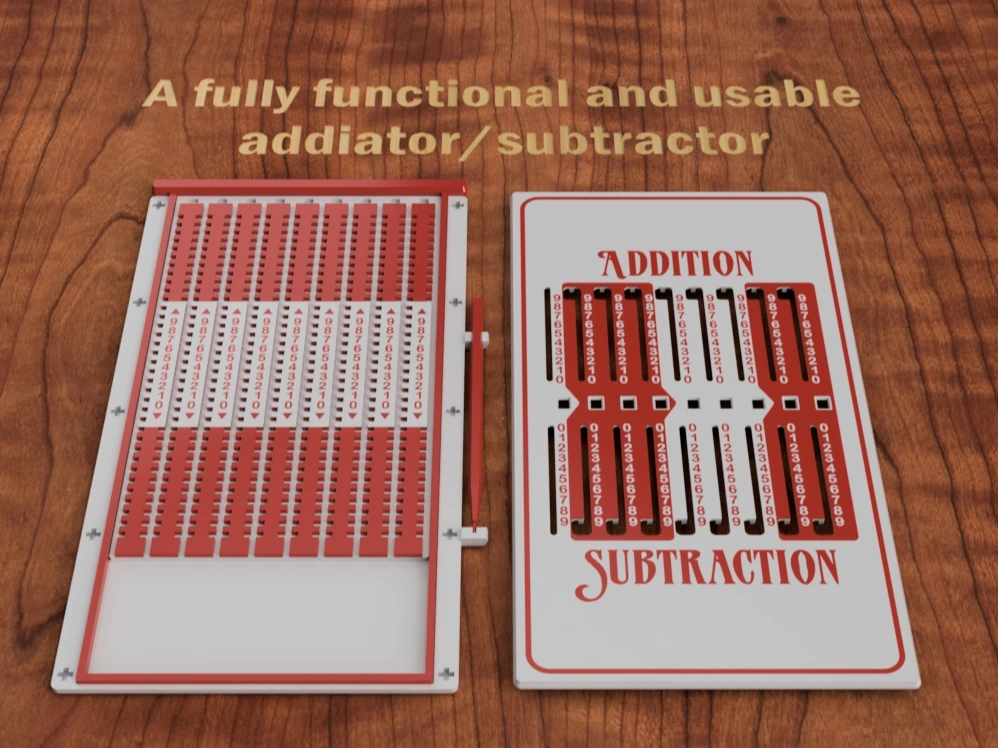 Addiator / Subtractor - Mechanical Calculator 来自 IQELIX - MakerWorld