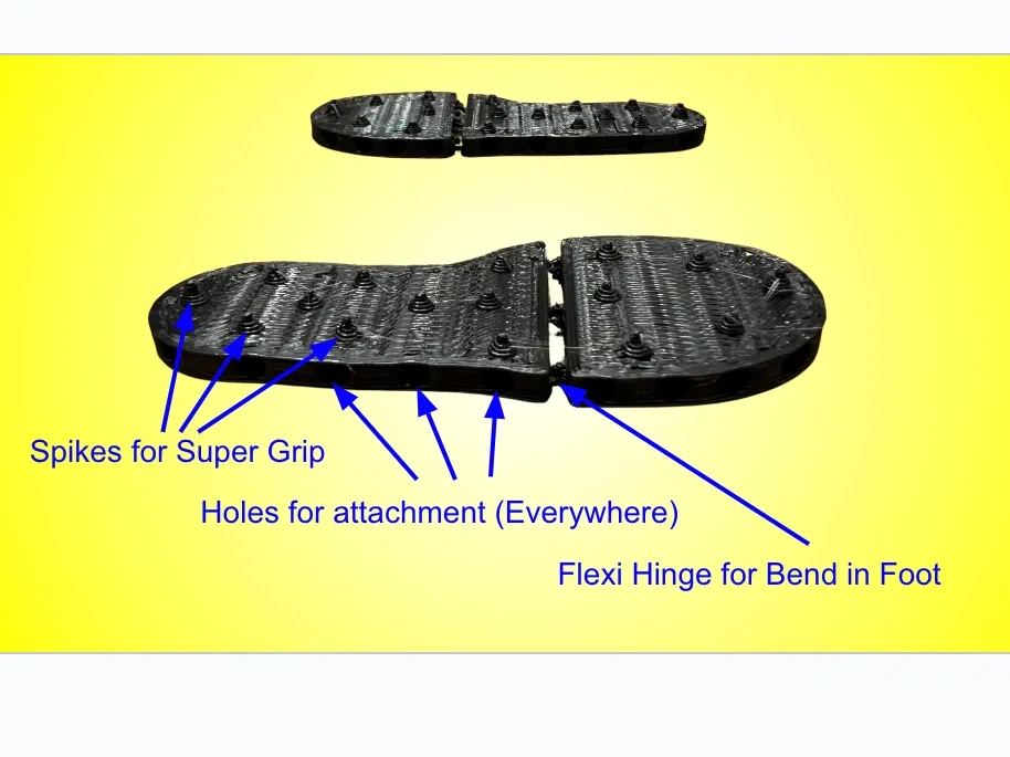 Moonwalk Shoes (Strap on Cleats) 来自 Owen - MakerWorld